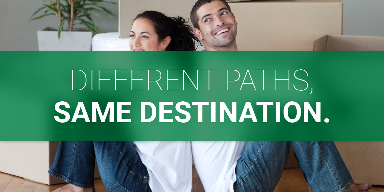 Different Paths, Same Destination.